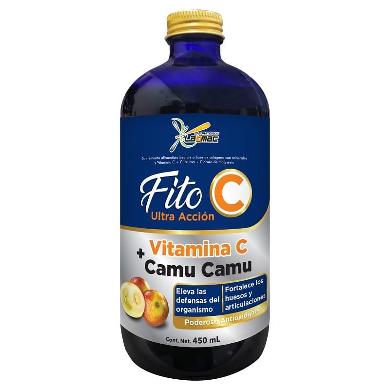Fito C + Camu Camu 450 ML - Vitaminas del Ecuador - Mayorista de Vitaminas