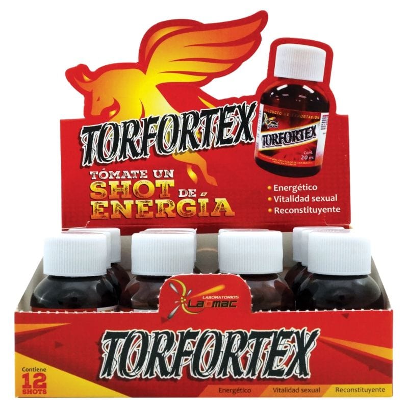 Torfortex 12 shots - Vitaminas del Ecuador - Mayorista de Vitaminas