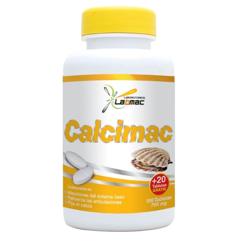 Calcimac 100 Tabletas + 20 Tabletas gratis - Vitaminas del Ecuador ...