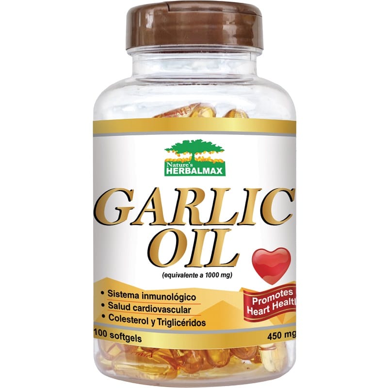 Garlic Oil 100 Softgels - Vitaminas del Ecuador - Mayorista de Vitaminas