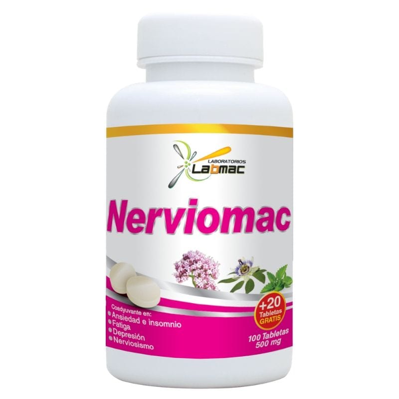 Nerviomac 100 Tabletas + 20 Tabletas gratis - Vitaminas del Ecuador ...