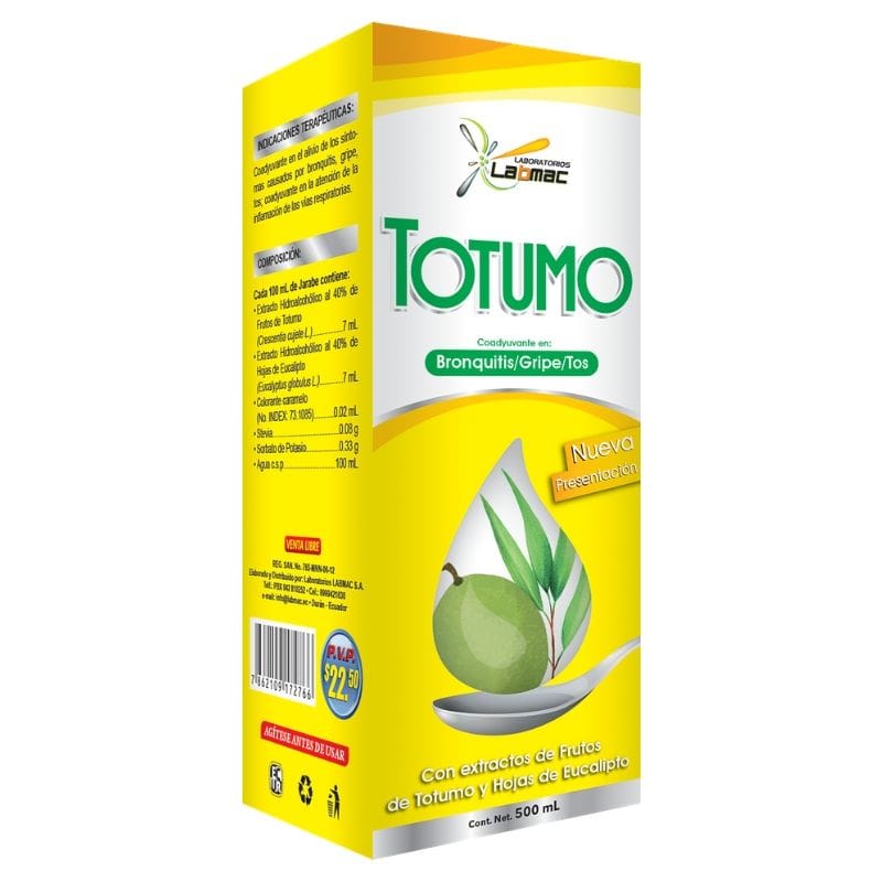 Totumo Jarabe 500 ML - Vitaminas del Ecuador - Mayorista de Vitaminas